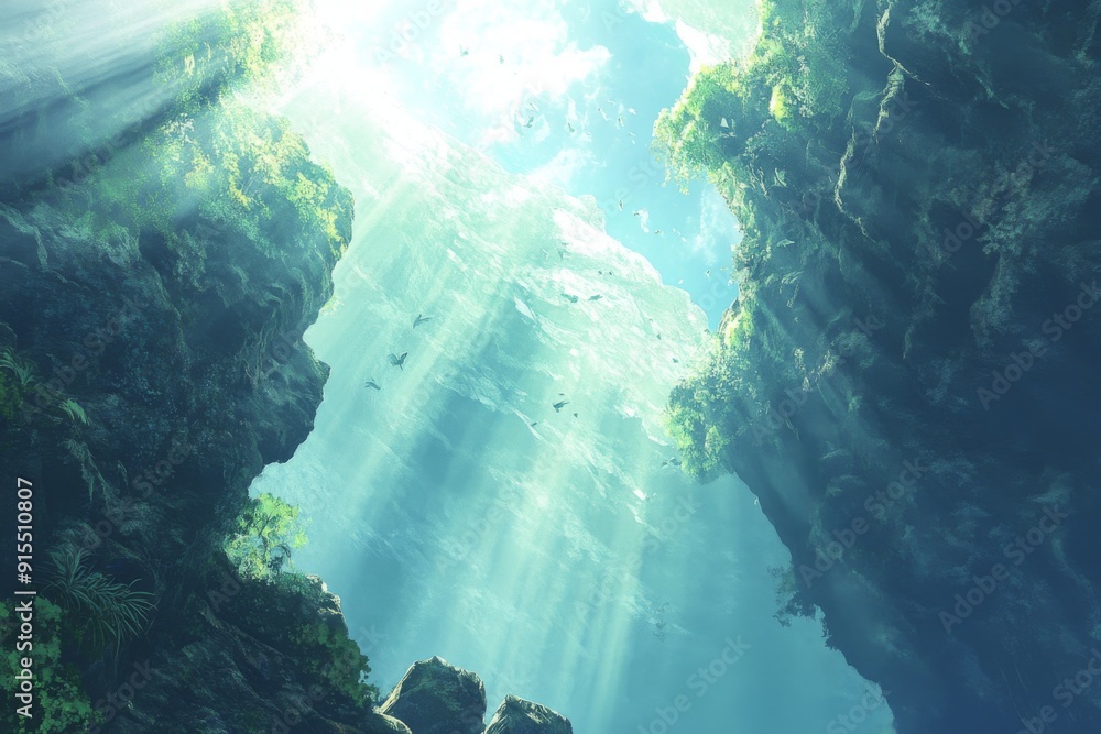 Mysterious Abyss Adventure: Anime-Style Dive into the Unknown Depths of ...
