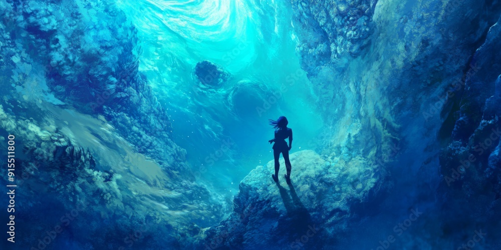 Mysterious Abyss Adventure: Anime-Style Dive into the Unknown Depths of ...