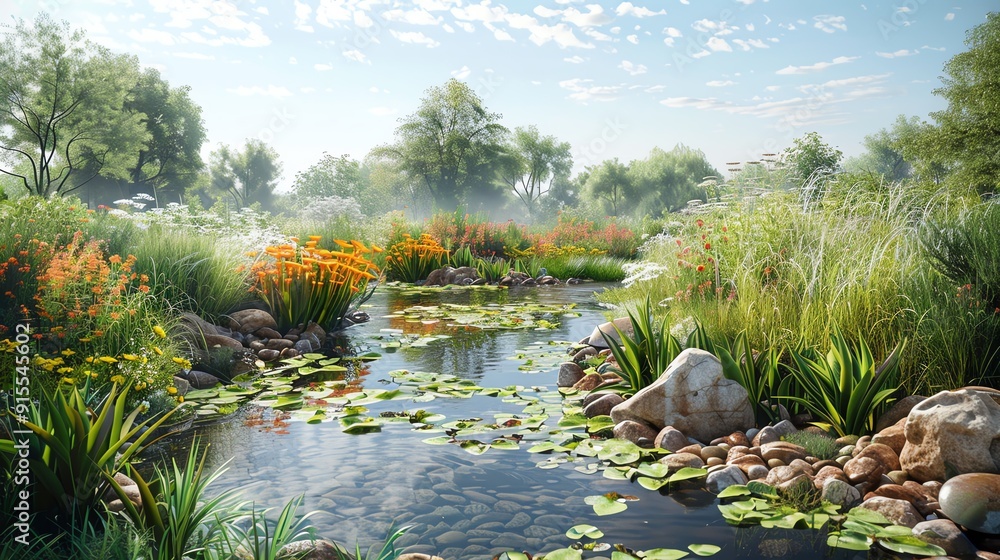 Wetlands with diverse soil types supporting a wide range of aquatic ...