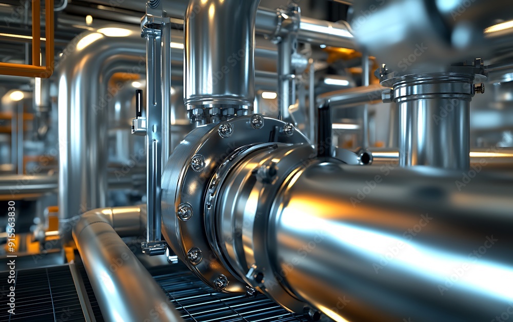 3D Cutaway View of HVAC System Using Ethylene Glycol as Coolant with ...