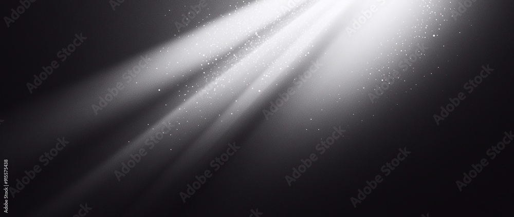 Black and white gradient background with light effect, light gray tone ...