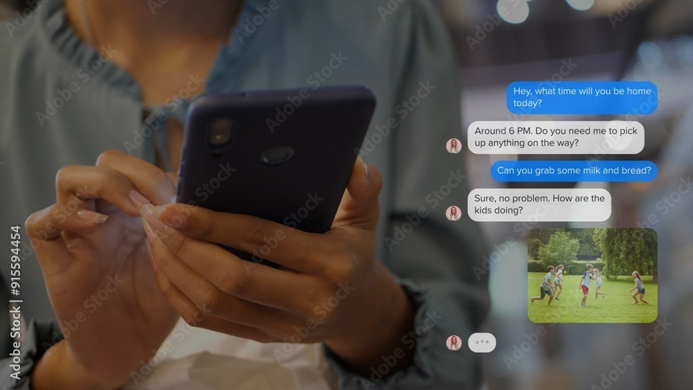 Modern Clean Message Text Bubble Overlay Stock Template | Adobe Stock