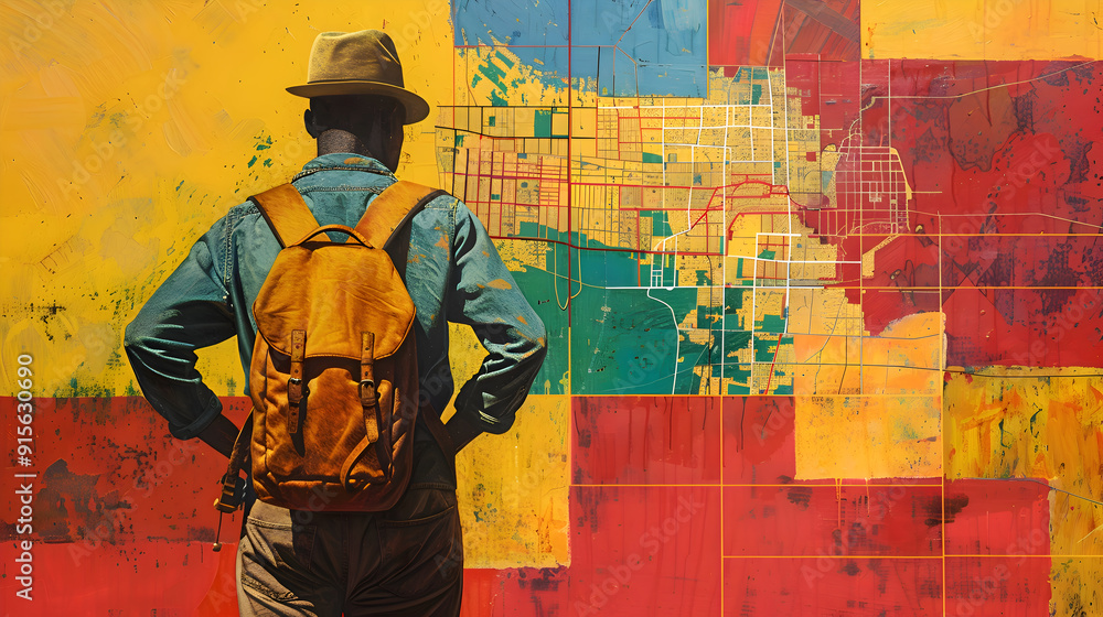 Visualize an anthropologist exploring the influence of migration on ...