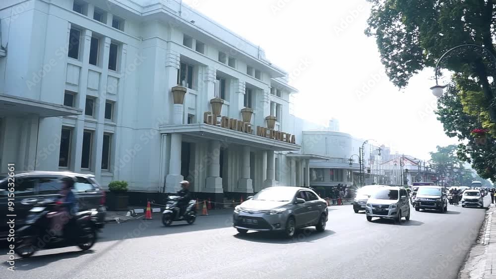 The Gedung Merdeka is a historic building that was once used as a venue ...