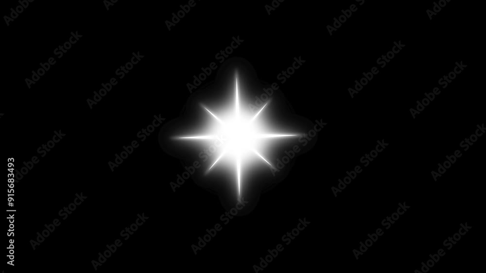Sparkling starlight shine glow on black background. Twinkling star ...