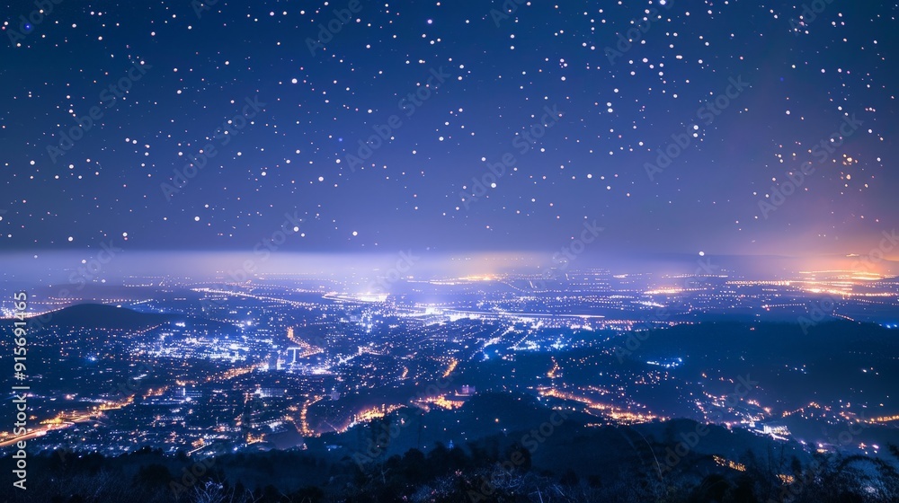 Describe the effects of light pollution on sky visibility. How do ...