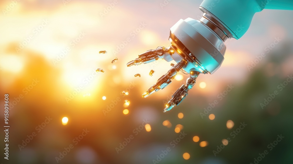A robot performing a complex surgical procedure with precision and ...