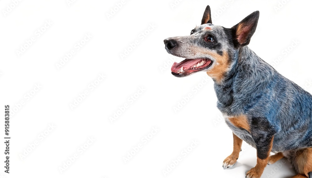 Blue tick healer dog - Canis lupus familiaris - popular family dog ...