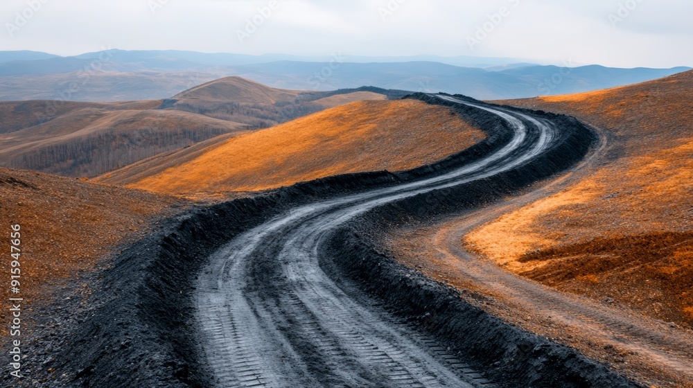 Mountaintop removal mining alters landscapes heavy machinery reshapes ...