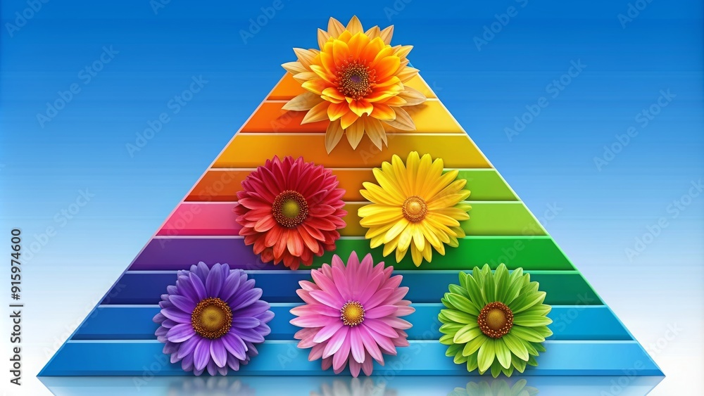 Vibrant visual guide illustrating Bloom's taxonomy hierarchy from ...