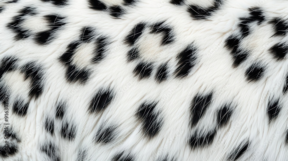 Majestic Snow Leopard Print Seamless Texture with Copy Space for Design ...