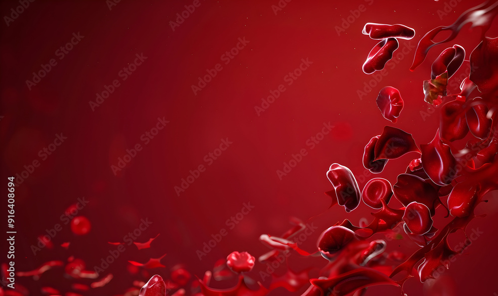 World Sickle Cell Awareness background design Stock Illustration ...