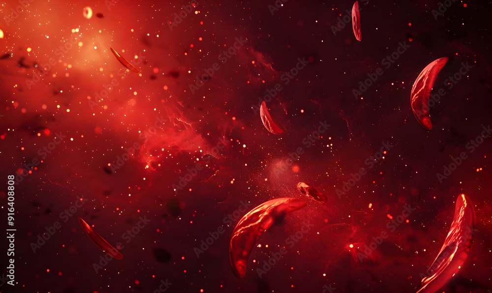 World Sickle Cell Awareness background design Stock Photo | Adobe Stock