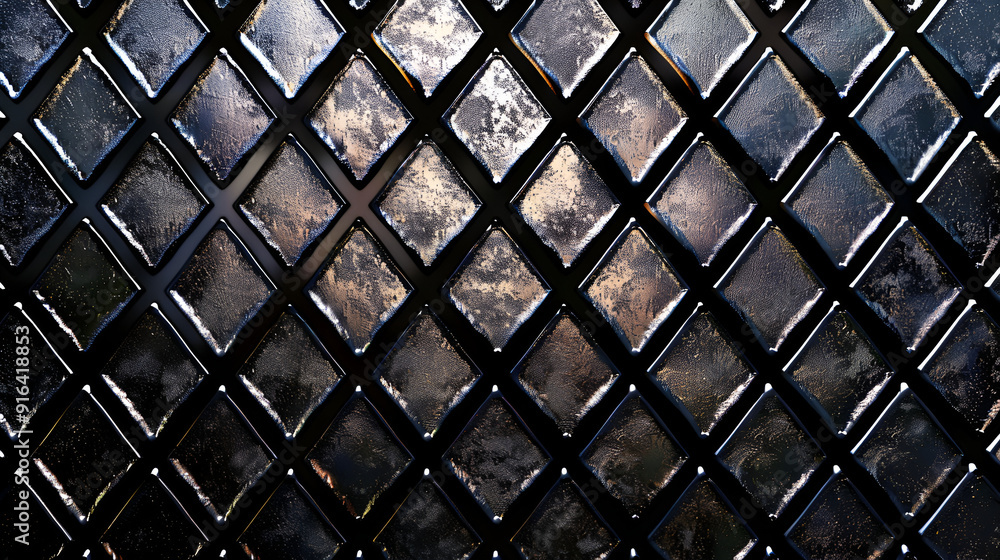 Black metal texture steel background, Perforated sheet metal, Leather ...