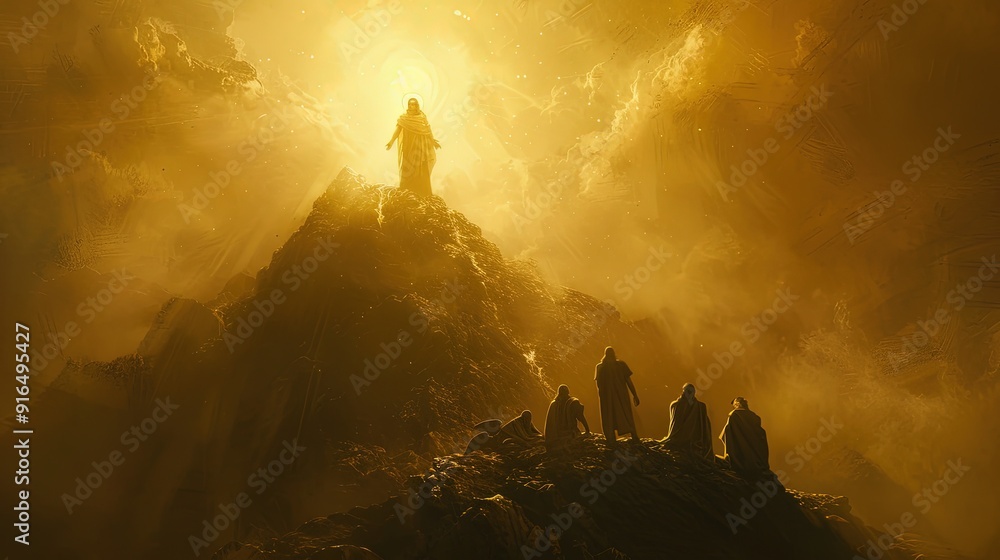 "Enlightening and Beautiful Illustration of Jesus' Transfiguration in ...