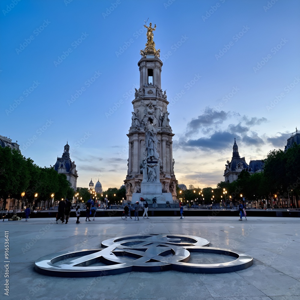 Paris city full of environmental sensation and feeling. Paris famous ...