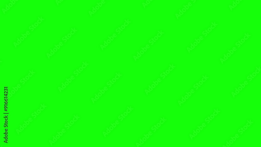 simple moving balloon animation, green screen background Stock Video ...