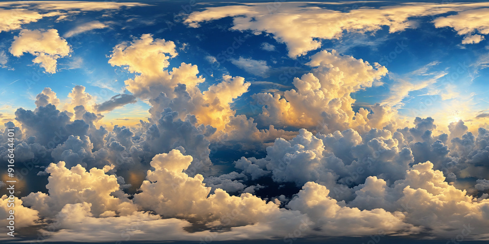 HDRI Just Sky Equirectangular Panorama 29 Stock Illustration | Adobe Stock