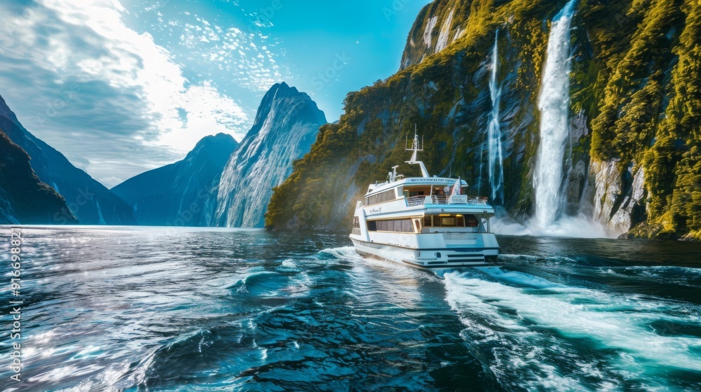 Milford Sound cruise , Scenic cruise Milford Sound , Milford Sound ...