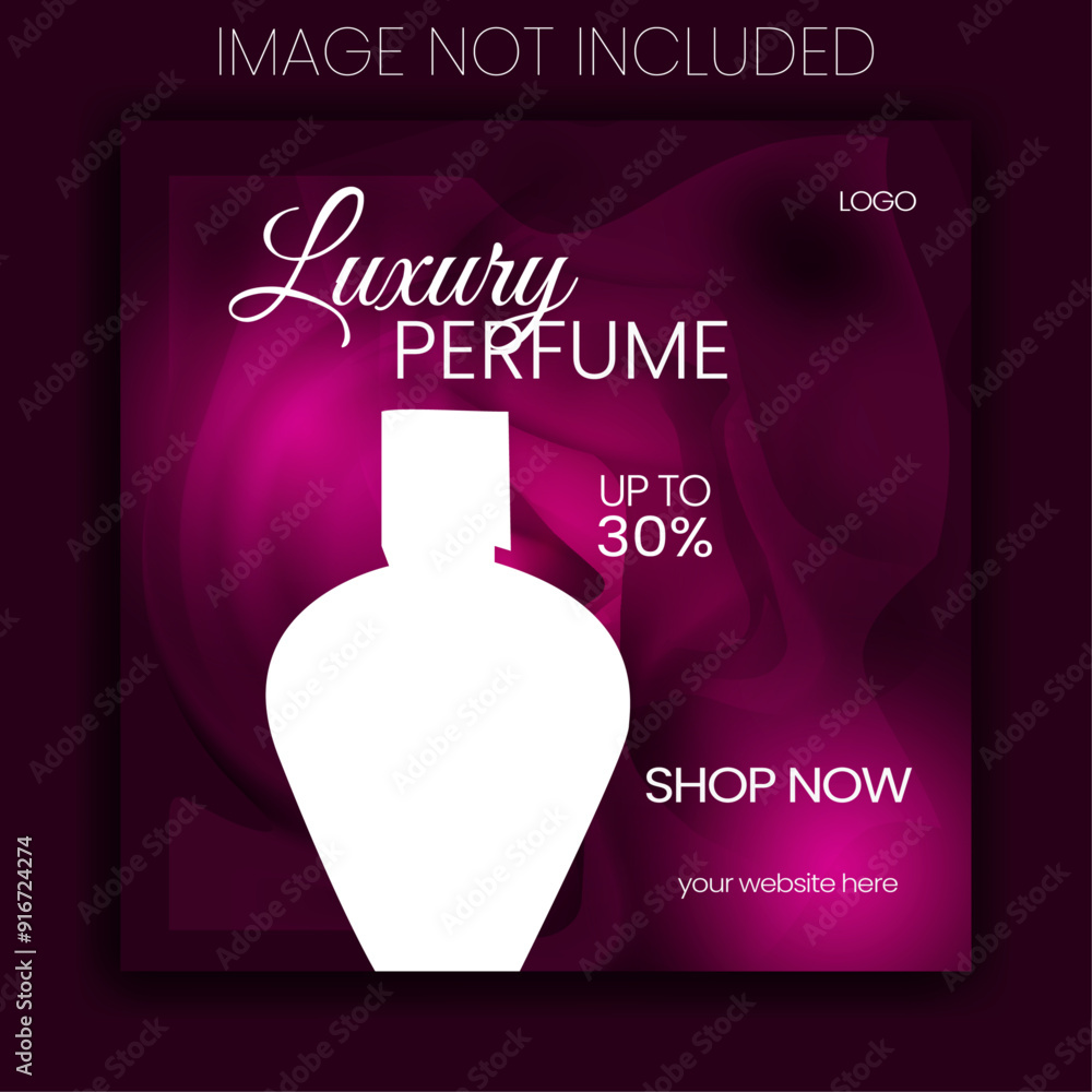 premium luxury perfume social media post design banner template layout ...