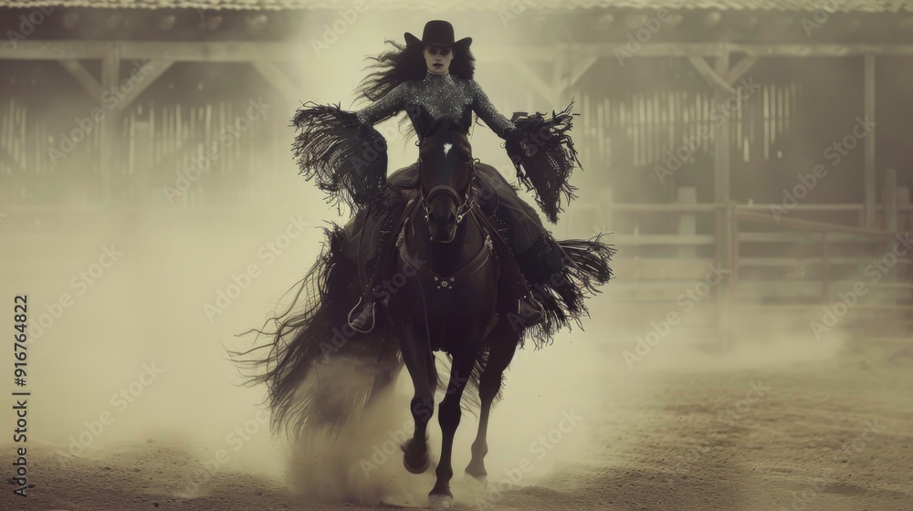 In the midst of a dusty arena the Gothic Rodeo Queen reigns supreme her ...