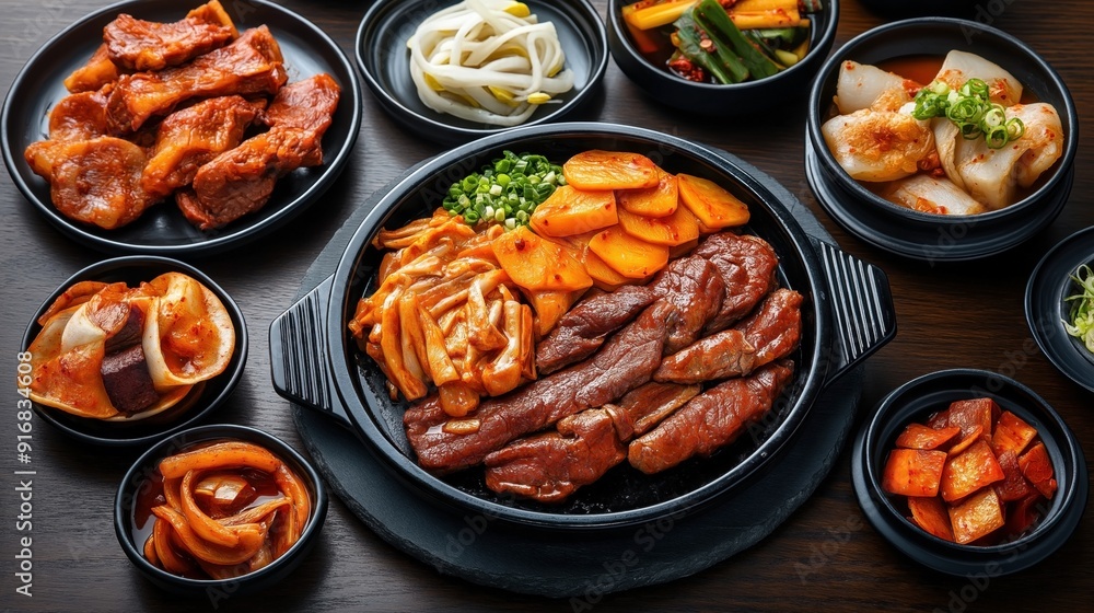 Bulgogi - Traditional Korean food Stock Photo | Adobe Stock