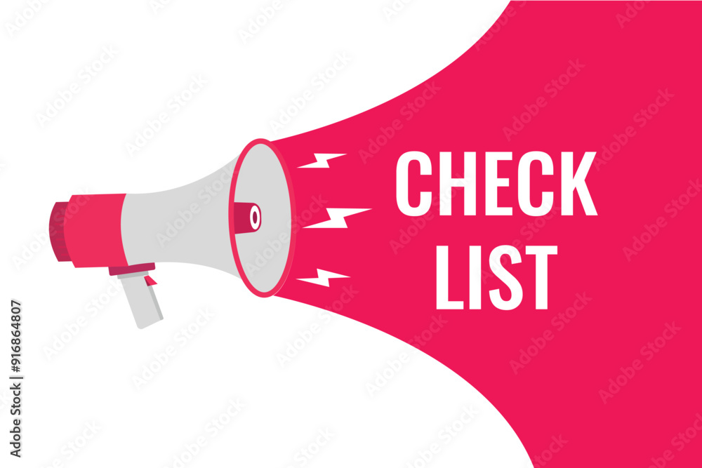 Vetor de check list button, banner, label, template for website. check ...