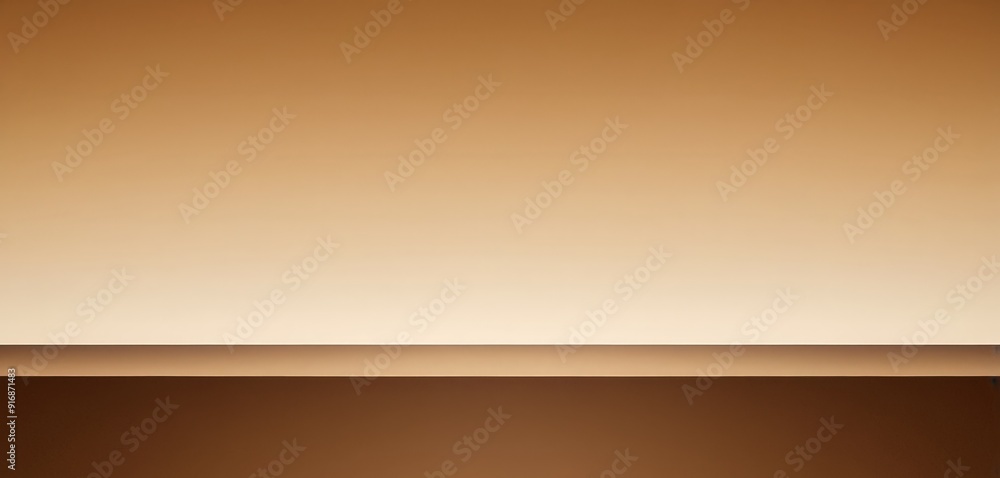 gradient background transitions from light to dark brown, with ...
