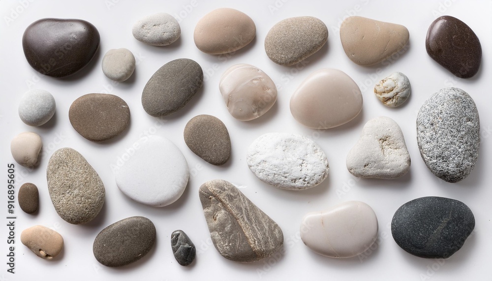 random pattern of different types of stones with different relief from ...