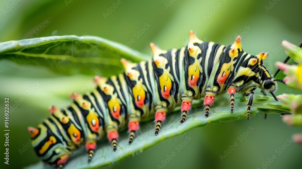 Describe the role of butterfly larvae, or caterpillars, in the ...