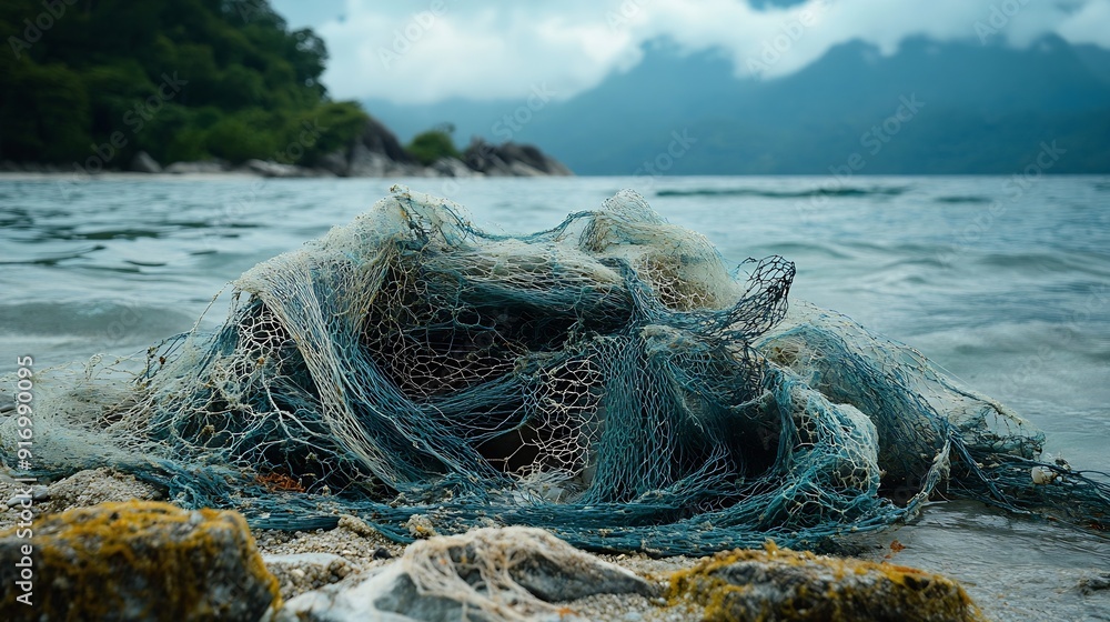 Ghost nets are commercial fishing nets that have been lost abandoned or discarded at sea of ...