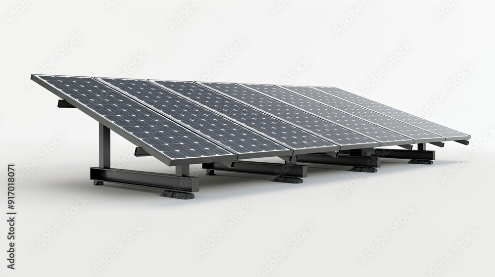 solar panels, artistic but realistic product view, no homes, just to be ...