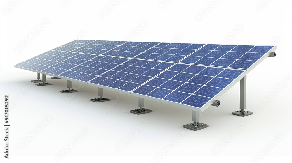 solar panels, artistic but realistic product view, no homes, just to be ...