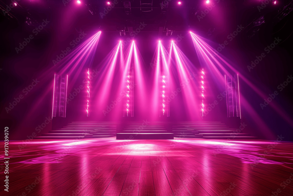 Lighting ramp with powerful spotlights for creating artificial lighting ...