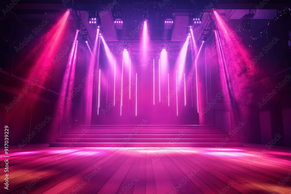 Lighting ramp with powerful spotlights for creating artificial lighting ...