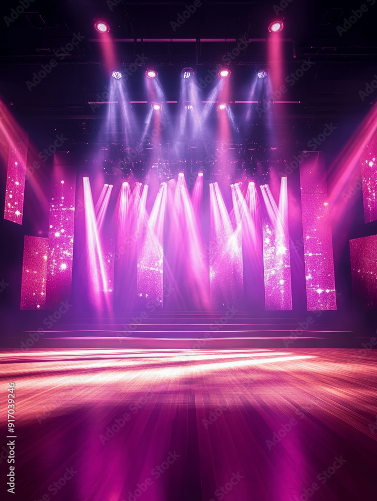 Lighting ramp with powerful spotlights for creating artificial lighting ...