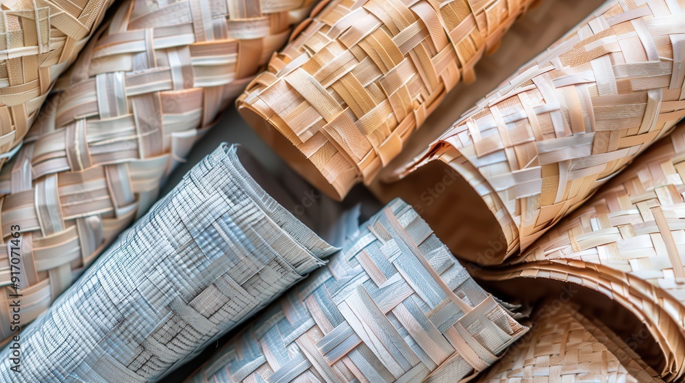 Design a series of paper textures with a woven basket effect. How do ...