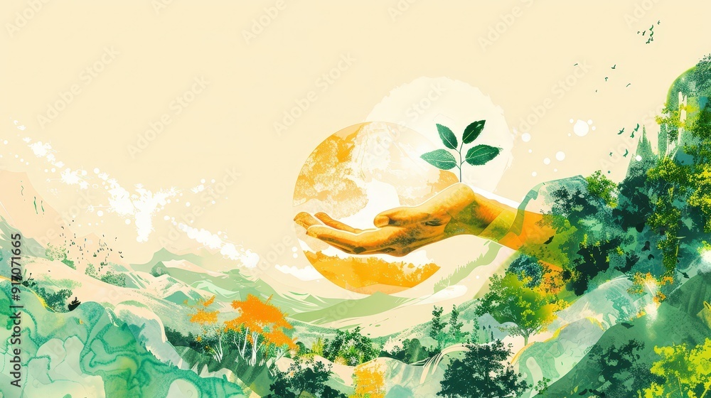 Design a series of posters promoting environmental conservation. How ...