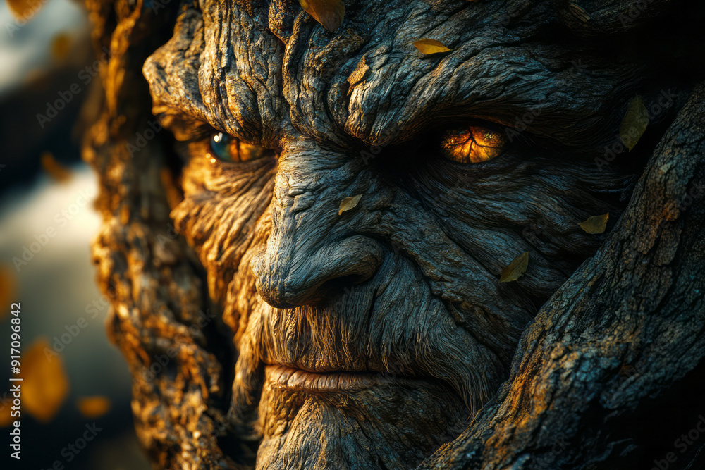 The Sentinel of the Vale, an ancient and wise tree spirit, hidden ...