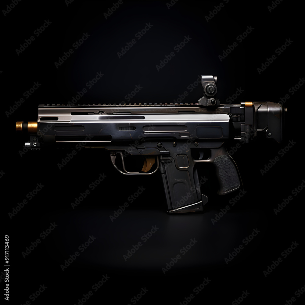 The Futuristic Design: A Detailed Top-View Showcase of the Popular FN ...