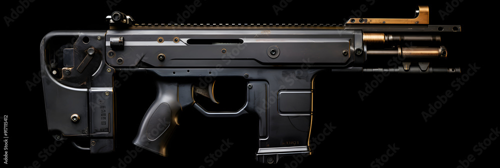 The Futuristic Design: A Detailed Top-View Showcase of the Popular FN ...