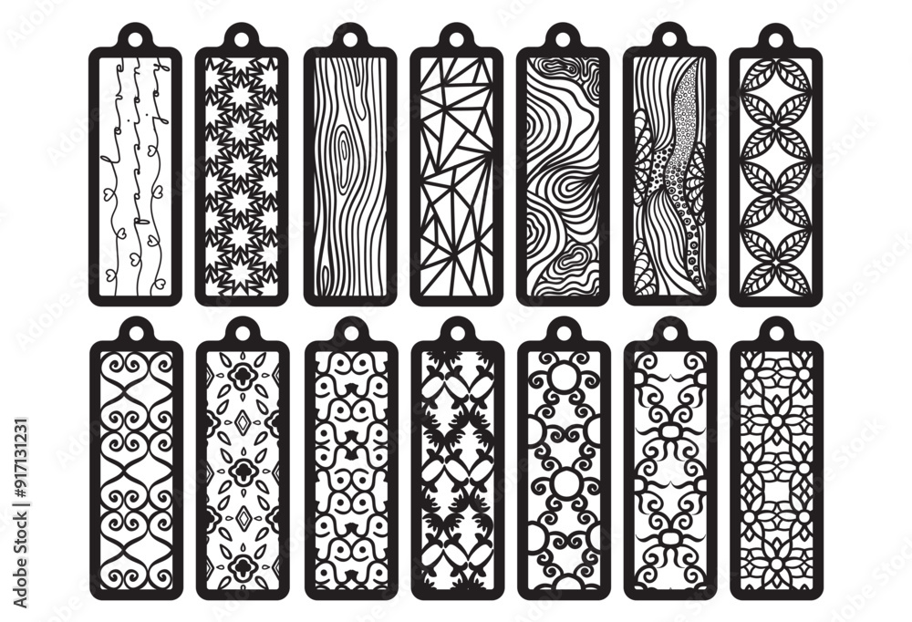 Bookmark bundle SVG, Bookmark Laser Cut, Laser Cut Files, Printable ...