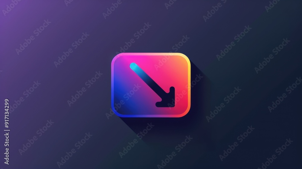 Design an arrow icon for a navigation app. What design features ensure ...