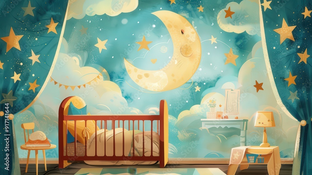 Imagine a nursery rhyme about bedtime rituals with a baby ...