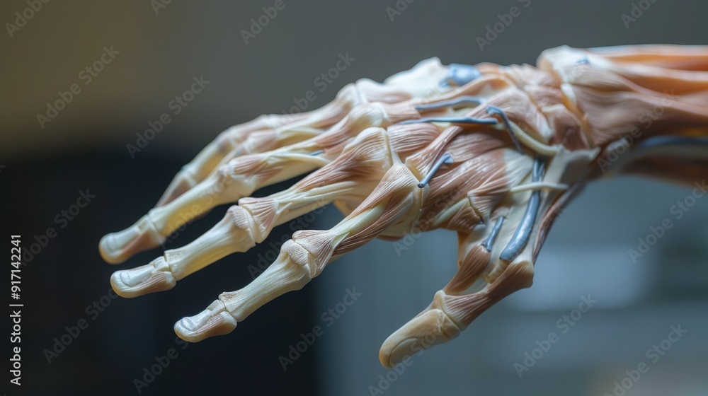 Imagine a scientific article exploring the anatomy of the hand and its ...