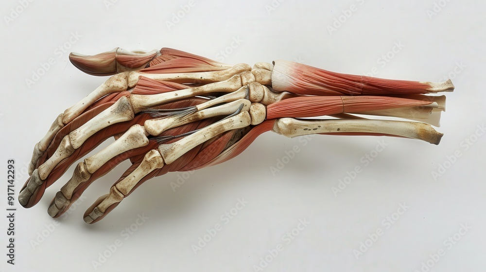 Imagine a scientific article exploring the anatomy of the hand and its ...