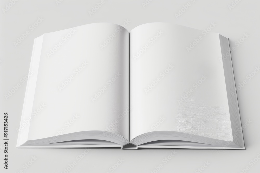 3D Rendered Illustration of a Simple Book, showcasing multiple angles ...