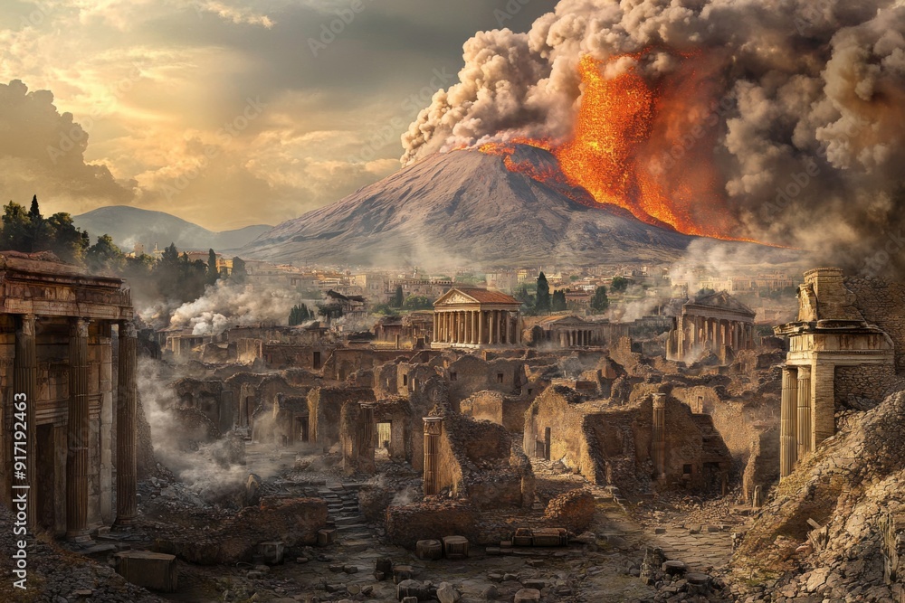 Catastrophic Eruption of Mount Vesuvius: The Devastating Demise of ...