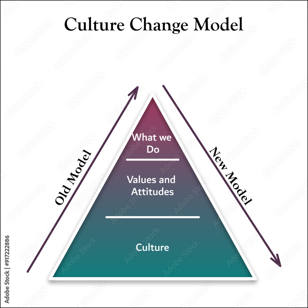Culture change model - What we do, Values and attitudes, culture ...