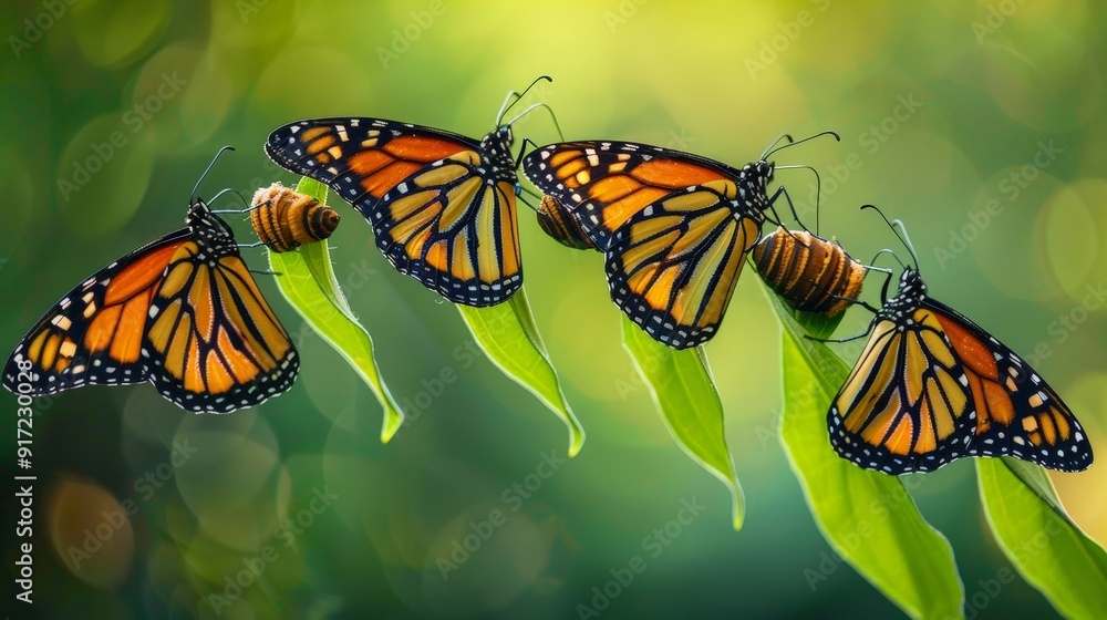 Discuss the lifecycle of a monarch butterfly. What are the key stages ...